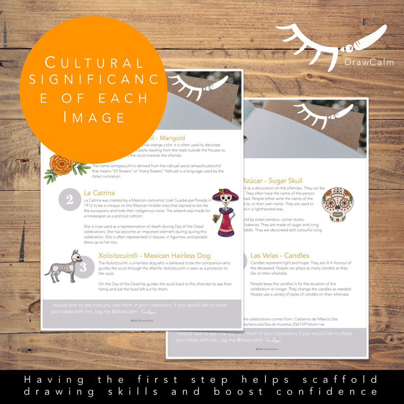 Day of the Dead Art Activities | El Día de los Muertos Directed Drawin ...