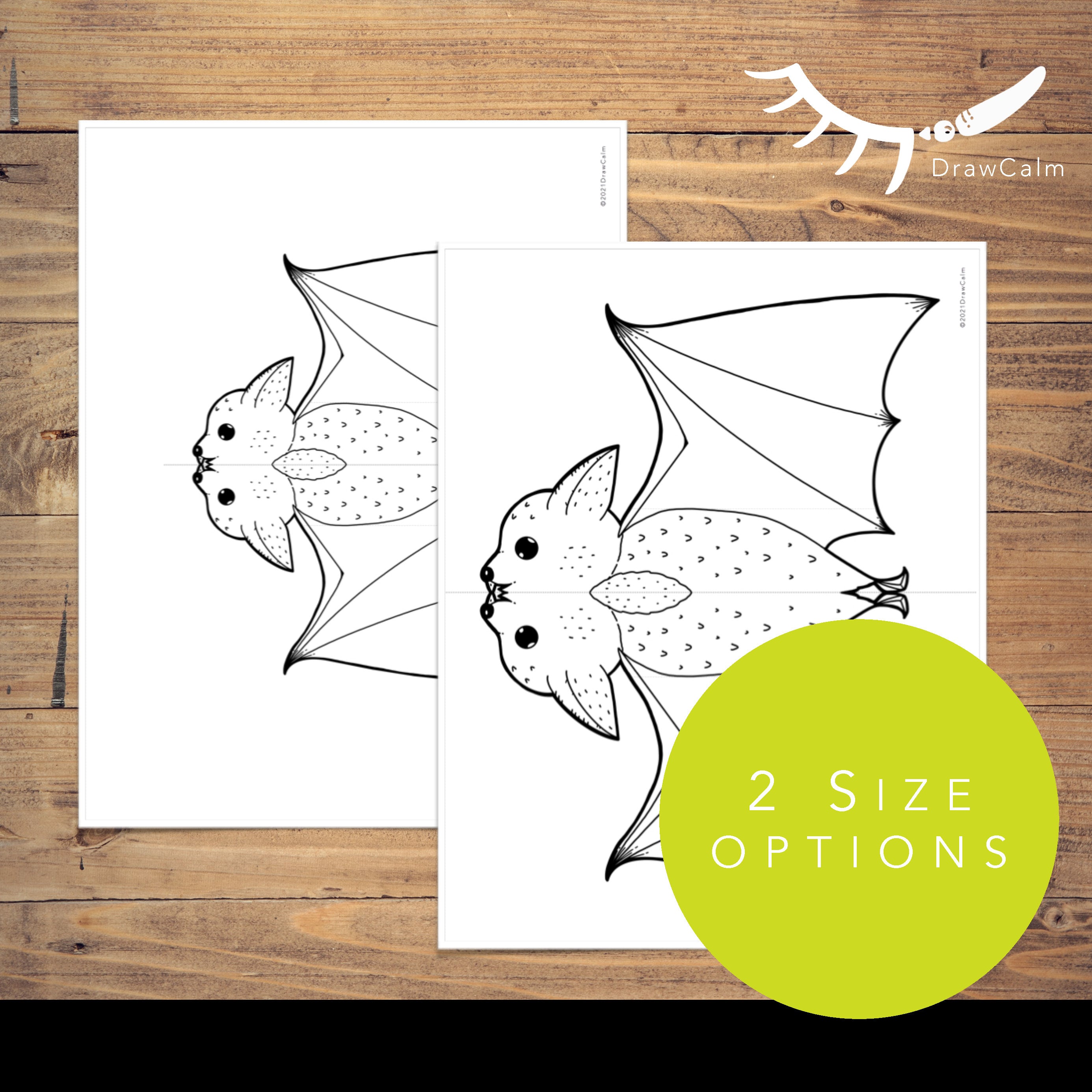 Bat Craft | Halloween Craft | Halloween Craft Printables – Draw Calm