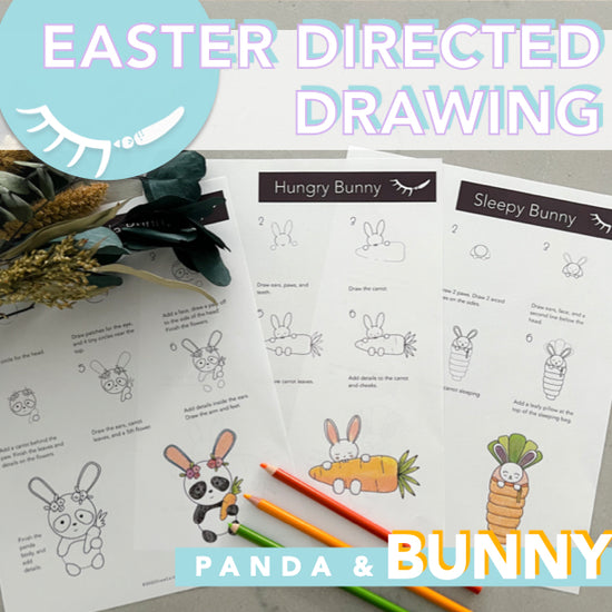 3 Easter Activities Kids │ Step by Step How to Draw a Bunny – Draw Calm